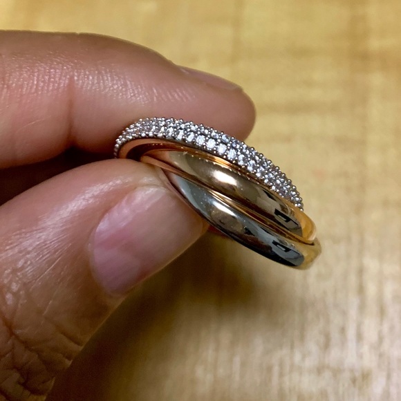 Nadri | Jewelry | Nadri Trinity Eternity Pave Cz Ring | Poshmark